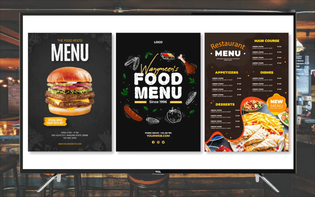 Menu Design Service | Customized Menu For Restaurants